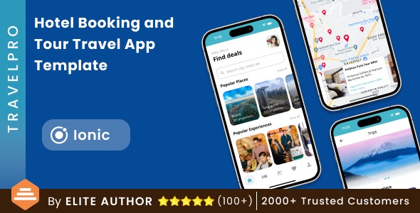 Ionic Hotel Booking and Tour Travel App Template in Ionic | TravelPro ... Ionic Hotel Booking and Tour Travel App Template in Ionic | TravelPro ...
